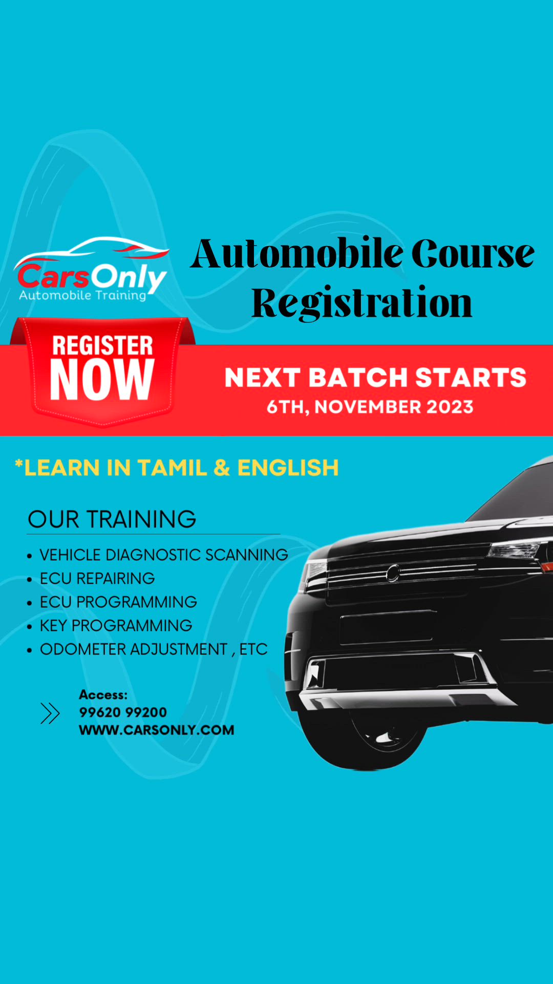 On Job Training Courses by CarsOnly - Automobile Training Institute in ...