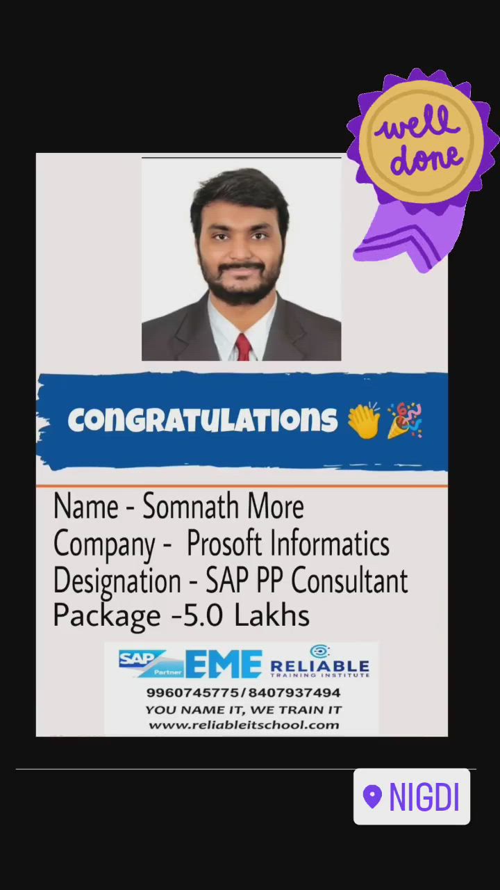 Videos from Reliable Training Institute in Nigdi, Pune - Justdial