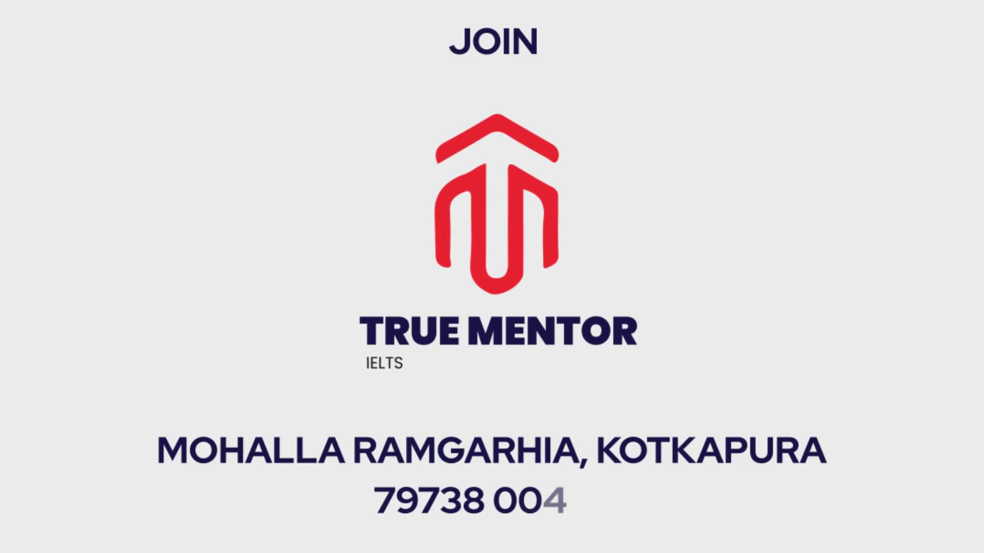 True Mentor Ielts in Ravidas Nagar Road,Kotkapura - Best Language ...