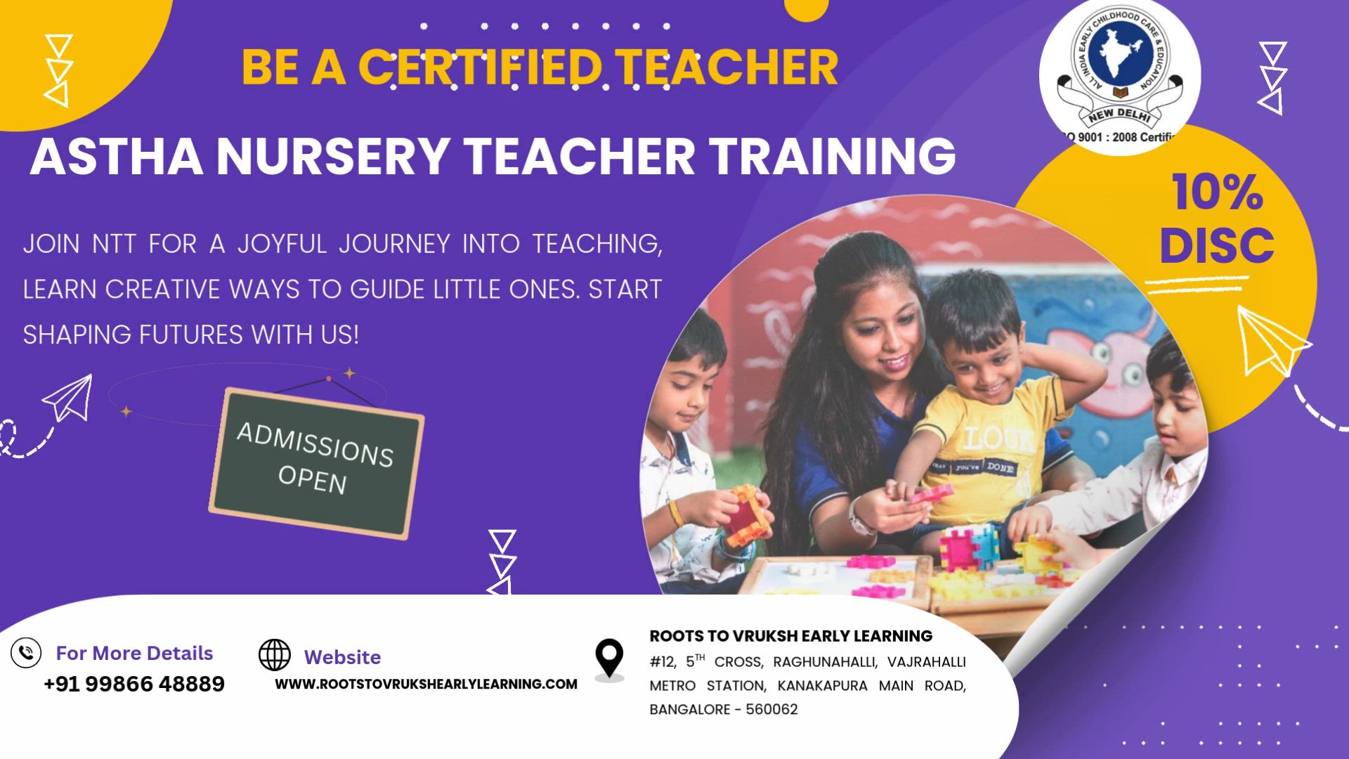 Astha Nursery Teachers Training Institute in Kanakapura Road,Bangalore ...