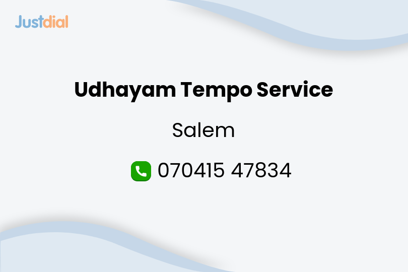 Udhayam Tempo Service - Retailer from Swaminathapuram, Salem, India ...