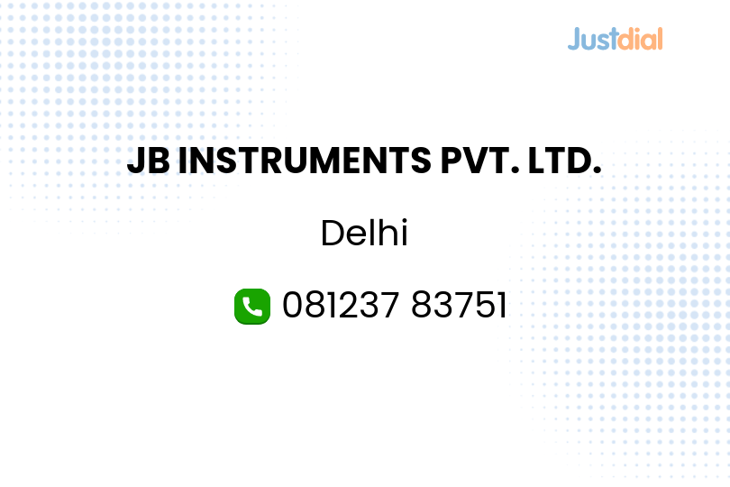 JB INSTRUMENTS PVT. LTD. - Dealer from Rajouri Garden, Delhi, India ...