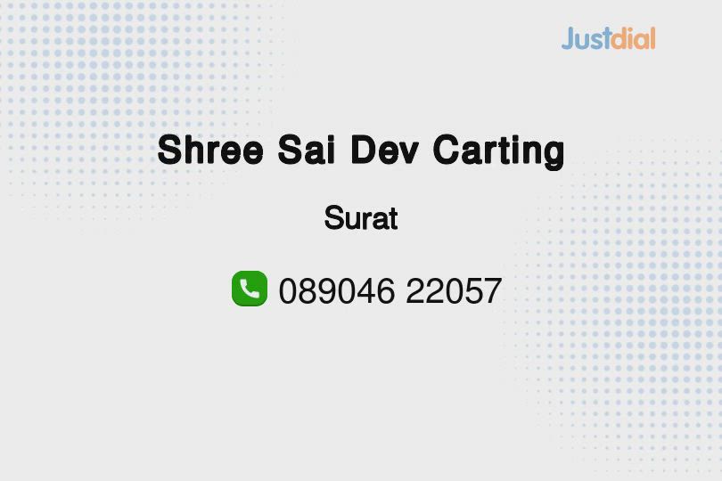 Shree Sai Dev Carting - from Yogi Chowk, Surat, India | Company Profile